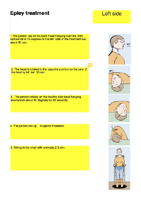 Epley maneuver :: Lukihäiriön hoito
